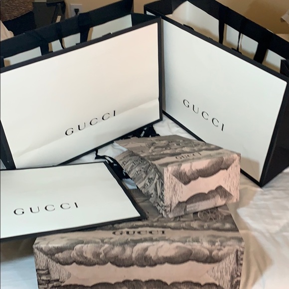 Gucci | Bags | Gucci Paper Shopping Bag | Poshmark